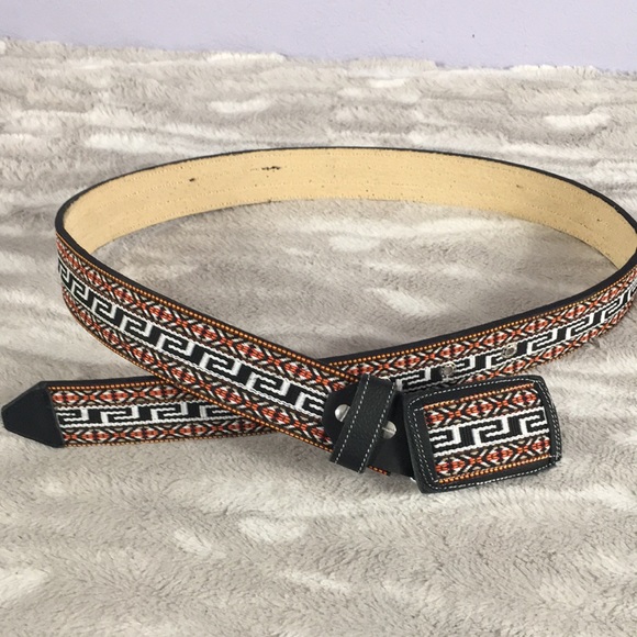 Made in Mexico | Accessories | Western Embroidered Belt Made In Mexico ...
